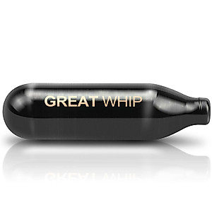 GreatWhip Professional Whipped Cream Charger 600 Count / 1 Box Nitrous Oxide Cartridges Highest Purity Whip Cream Tank