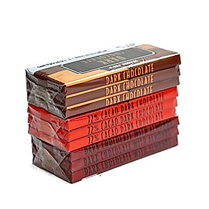 Trader Joe's Belgian Dark Chocolate Bars 3 Variety Pack - Total 9 Bars, 1.7 ounces