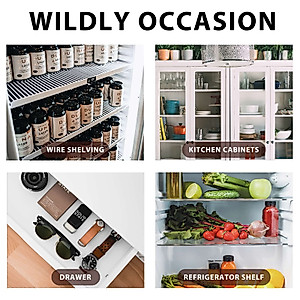 DwellAid Shelf Liner for Kitchen Cabinets Non Adhesive 18inx8ft Gold Kitchen Drawer Liner, Waterproof Shelf Liner Durable Anti-Slip for Kitchen Cabinets Shelf Liner Oil-Proof