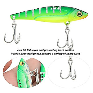 Demeras VIB Lure, Sticker Scale Flexible Using Fishing Lures for Freshwater
