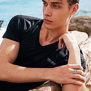 Magitaco Spinner Rings Stainless Steel Anxiety Rings Moon Star Flower Lunnar Phase Fidget Rings for Anxiety for Women Men