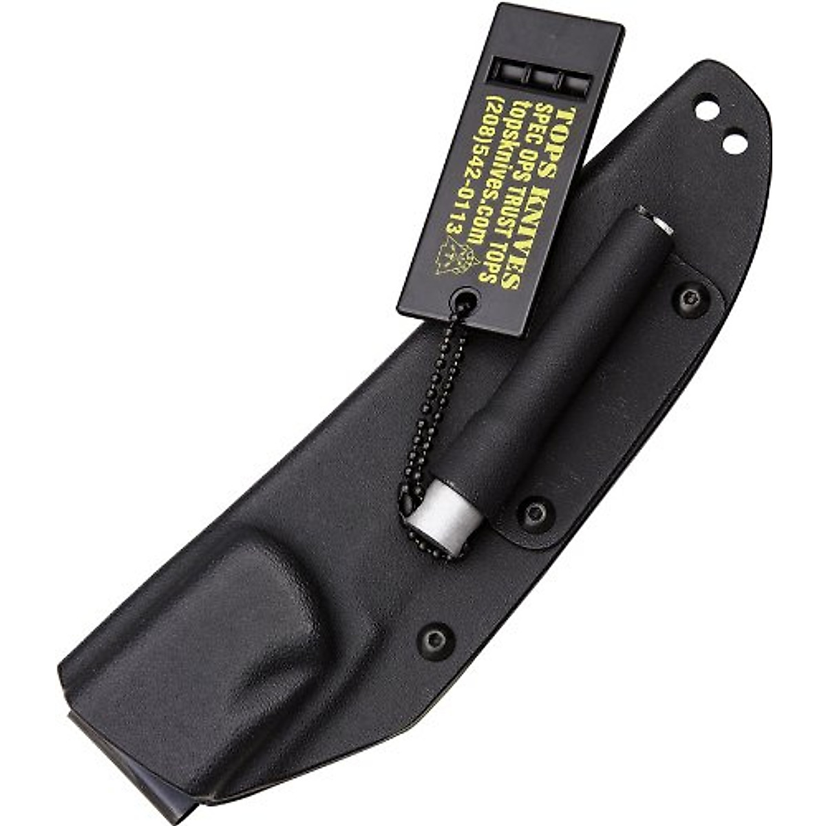 TOPS Knives B.O.B. Brothers of Bushcraft Knife w/Black Handle