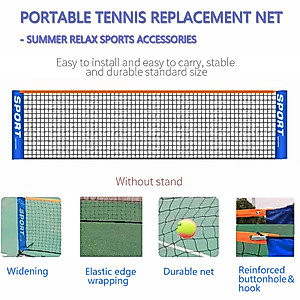 Portable Badminton Net for Tennis,Soccer Tennis,Kids Adult Excellent Quality Volleyball/Pickleball Training Net Summer Indoor/Outdoor Fun Sports Net Used in Garden, Court Beach Backyard(3.1m)