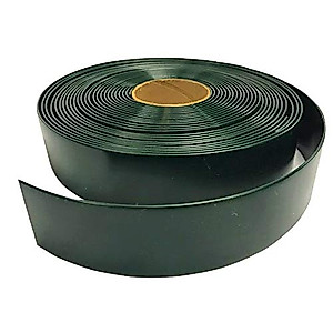 2" Wide Vinyl Strap for Patio Pool Lawn Garden Furniture 45' Roll to Make Your Own Replacement Straps -Plus 50 Free Fasteners! (212 Dark Green)
