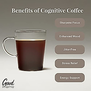 Good Pharma Variety Pack, 2 Infusers of Each Tea - Brain Grain, No Worries, Rest Assured, Immunity, Organic, Pour-Over Brew (8 Count)