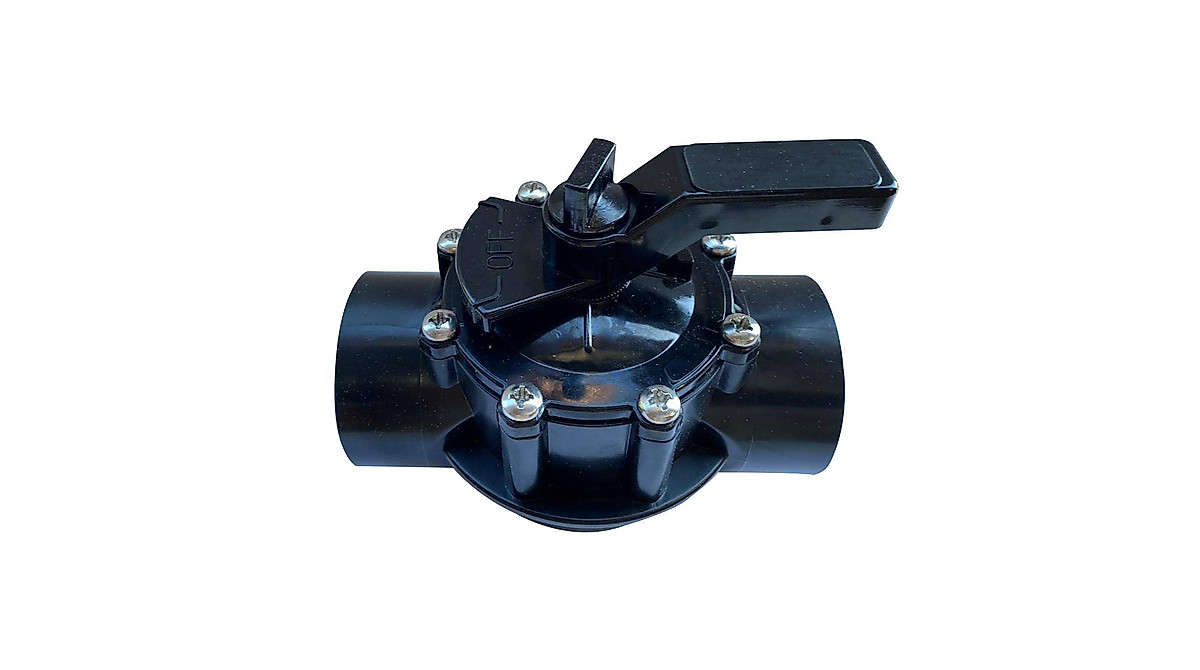 FibroPool 2" Pool Diverter Valve - Positive Seal & No Lube