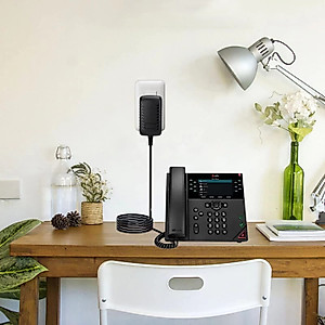 for Polycom Power Supply is Compatible with VOIP Polycom VVX Models 101, 201, 300, 301, 310, 311, 400, 401, 410, 411, 500, 501, 511, 550, 600, 601, 611, 1500,CCX 400, 500, 600, 700.