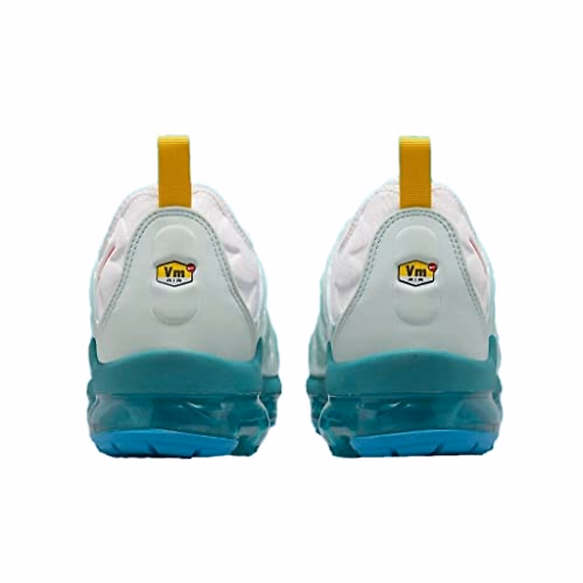 Nike mens Air Vapormax Plus, White/Laser Blue/Washed Teal/S, 8.5