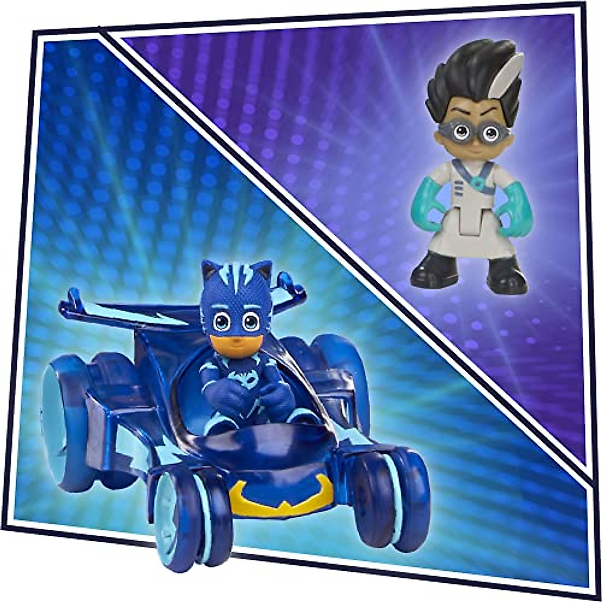 PJ Masks Deluxe Battle HQ Preschool Toy, Headquarters Playset with 2 Action Figures, Cat-Car Vehicle, and More for Kids Ages 3 and Up