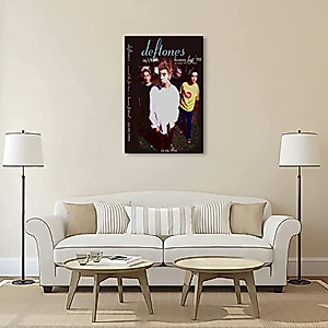 Glodse Band Poster Deftones Poster Art Wall Canvas Pictures for Modern Room Decor Prints Unframed 12" x 18"