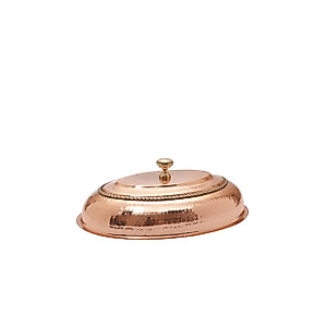 Old Dutch LID892 Lid for Chafing Dish, 6 Qt, Copper, 6 Quart