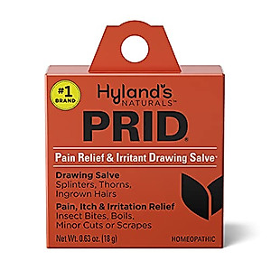 Hyland's Naturals PRID Drawing Salve, Relief of Topical Pain and Skin Irritations, 18 Grams