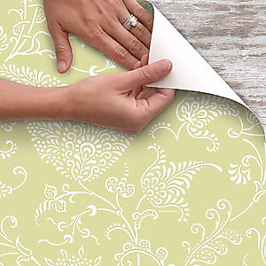 Con-Tact Brand Creative Covering, Self-Adhesive Shelf and Drawer Liner, Multi-Purpose Vinyl Roll, Easy to Use and Apply, 18'' x 9', Stylish Potpourri Design