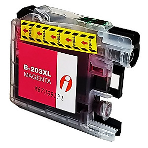 INK4WORK 4 Pack Replacement Ink Cartridge for Brother LC203 XL LC203XL (1 Black, 1 Cyan, 1 Magenta, 1 Yellow) for MFC-J460DW MFC-J480DW MFC-J485DW MFC-J680DW MFC-J880DW MFC-J885DW