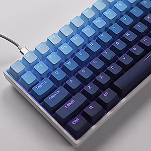 YMDK 108 122 Double Shot Backlit Moonrise Keycaps PBT Shine Through OEM Profile Keycap for MX Mechaniccal Keyboard 61 68 84 87 104