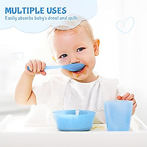 HOMEXCEL Baby Washcloths 24 Pack, Microfiber Coral Fleece Baby Bath Face Towels, Extra Absorbent and Soft Wash Cloths for Newborn, Infant, and Toddlers, Baby Boy Girl Washcloth for Face and Body 7x9"