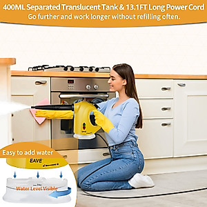 Handheld Steam Cleaner for Home Use, Fast Heating, Portable and Lightweight, with Lock Button and Full Accessory Set, Pressurized Hand Held Steamer for Cleaning Car, Tile Grout, Upholstery, Furniture