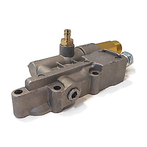 Homelite Replaces Himore Complete Outlet Manifold for Pressure Washer Pump, USES 5 Screws in This Manifold, Including O-Rings, Unloader, Outlet Pipe Chemical Injector