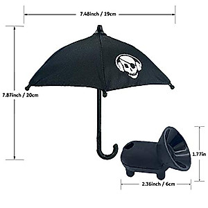 Phone Umbrella for Sun, Cell Phone Umbrella Sun Shade, Umbrella for Phone with Universal Adjustable Piggy Suction Cup Stand, Sun Shade for Phone, iPad, iPhone, Kindle Blocking Glare Anti-Reflection