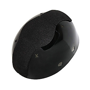 Lucent Path Black Baseball Safety Bump Cap - 100% Cotton, Impact-Resistant ABS Shell, Dual-Layer Padded Foam, Breathable, Adjustable Head Protection Hard Hat Cap