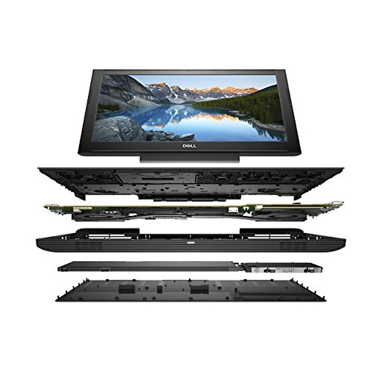 Dell i7577-7425BLK-PUS Inspiron UHD Display Gaming Laptop - 7th Gen Intel Core i7, GTX 1060 6GB Graphics, 16GB Memory, 128GB SSD + 1TB HDD, 15.6", Matte Black