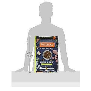 Instinct Raw Boost Healthy Weight Grain Free Recipe with Real Chicken Natural Dry Cat Food, 10 lb. Bag
