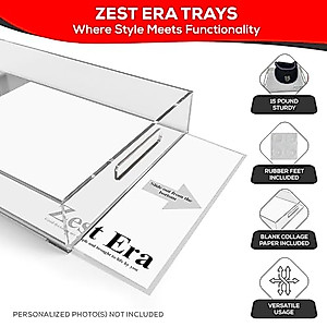 Personalized Clear Acrylic Serving Tray