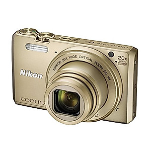 Nikon COOLPIX S7000 Digital Camera (Gold) - International Version (No Warranty)