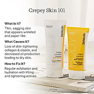 StriVectin Tighten & Lift Crepe Control Tightening Body Cream for Firmer, Brighter Arms & Legs, 6.7 Fl Oz