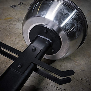 GRIND FITNESS Portable Chalk Bowl with Locking Caster Wheels and Accessory Holder