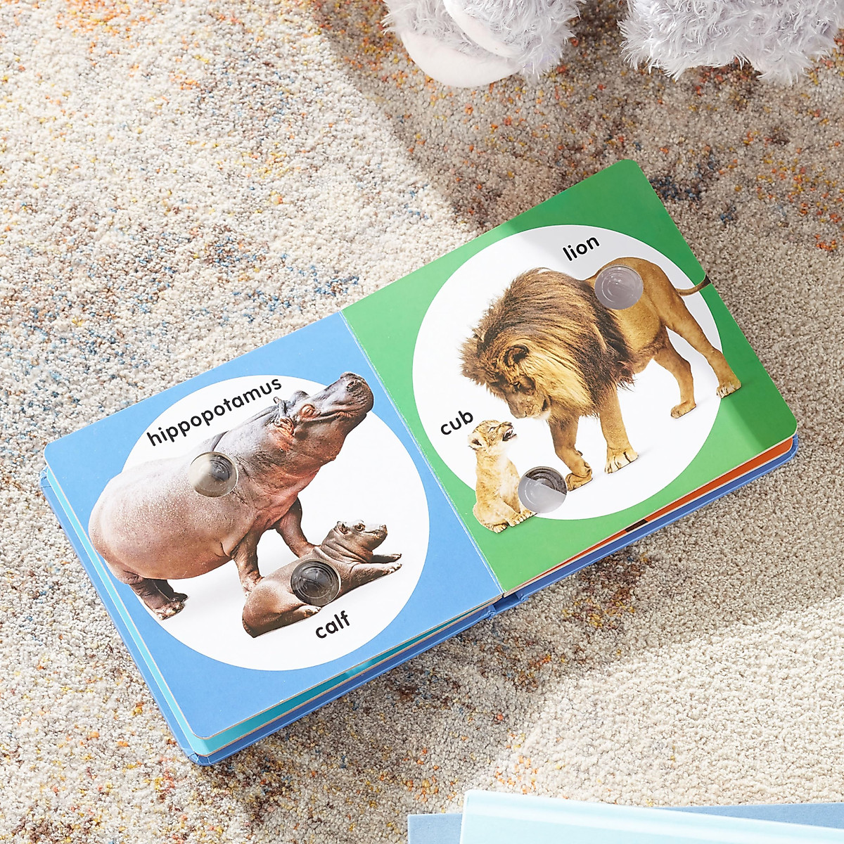 Melissa & Doug Children’s Book – Poke-a-Dot: Wild Animal Families (Board Book with Buttons to Pop)
