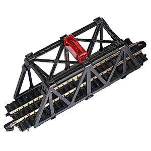 Bachmann Trains - E-Z Track Blinking Bridge - N Scale (44873), Black Small