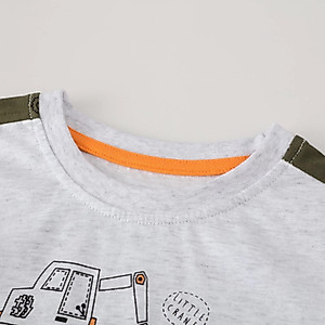 BIBNice Toddler Boy Clothing Kids Short Sleeve Outfits Summer Clothes Sets Size 2T