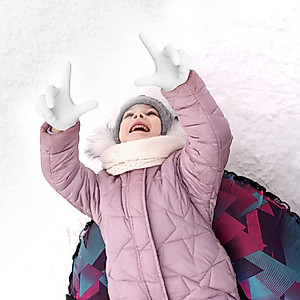 HORNO 1 Pair of Knitted Warm Gloves (White)