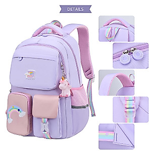 KTamiran Cute Backpack Travel Backpacks Bookbag for Women & Men Boys Girls School College Students Backpack Durable Water Resistant Blue Large