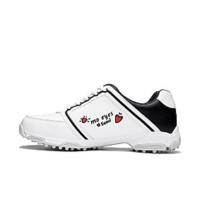 Ybberik Women's Golf Shoes, Lightweight Waterproof Spikeless Golf Shoes for Ladies Black