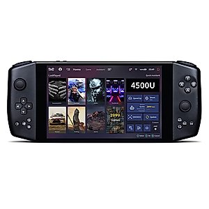AYA Neo 2021 (Black Star)- 7 Inches Handheld PC Game Console Win 10 Home Laptop Touch Screen Video Game Console Game player, CPU AMD Ryzen 5 4500U Processor Tablet PC,16GB LPDDR4x 4266 RAM/1TB M.2 SSD