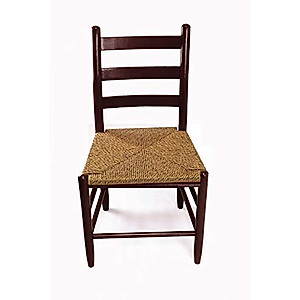 Dixie Seating Asheville Wood Ladderback Dining Chair No. 7W Walnut