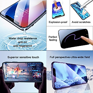 EFAITHFIX for iPhone XR LCD Screen Replacement 6.1 Inch Frame Assembly Display and 3D Touch Screen Digitizer with Repair Tools Kit for A1984/A2105/A2106/A2108 with Waterproof Adhesive Tempered Glass