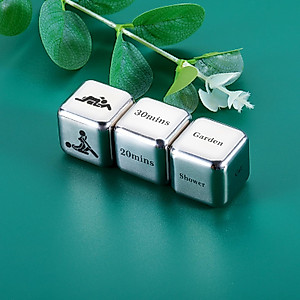 3PCS Love Dice for Adults, Wedding Gifts for Couples, Bachelorette Party Games for Bride, Bridal Shower Gifts, 50th Anniversary, 11th Anniversary Steel, Couple Game for Date Night, Christmas Valentine