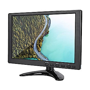 Heayzoki 10.1In Hd Pc Monitor, 1280X800 16:10 Gaming Monitor, Monitor Support/Vga/Input, LCD Screen Monitor, for/ / 360 /, Home Office Accessories