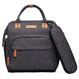 Scorlia Insulated Lunch Bag Thermal Backpack & Leakproof Lunch Tote for Women/Men Work, School, Office, Picnic