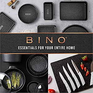 BINO Cutting Board - 3-Piece Chopping Boards | BPA-Free Plastic, Durable, Multipurpose, Dual-Sided, Dishwasher Safe, Easy to Clean | Charcuterie Accessories | Home & Kitchen Utensils