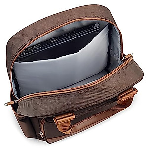 DELSEY PARIS Legere Laptop Travel Backpack, Chocolate Brown