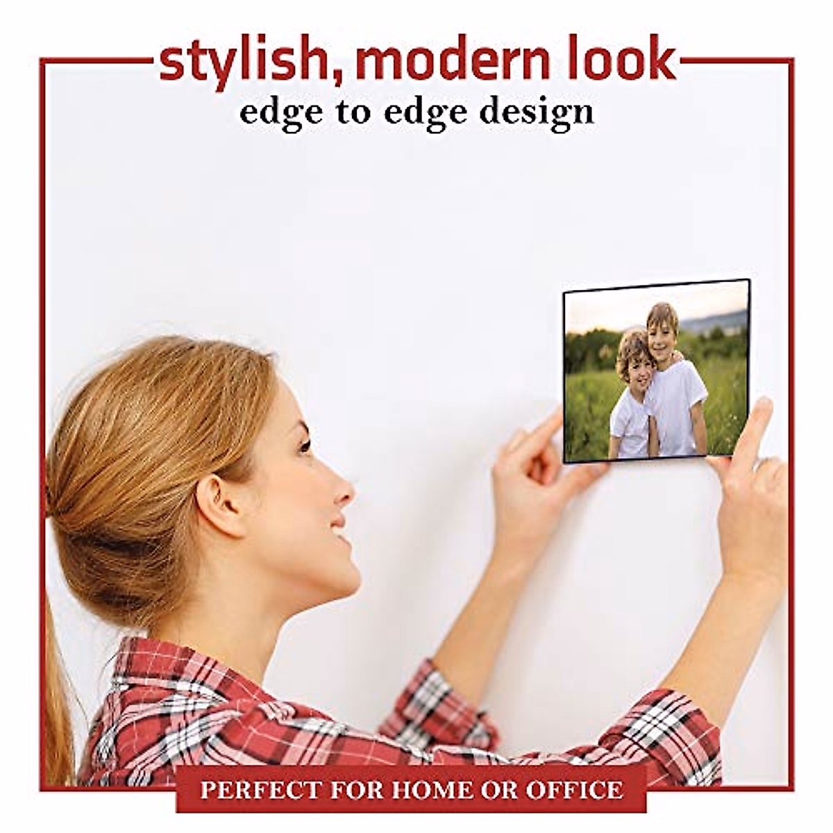 Mantello 4x6 Inch Front Loading Picture Frames Set of 12 Black - Art Wall Hanging Table Desk - Family Gallery Multi Photo Frame