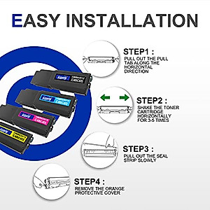 SOKO Remanufactured C400 C405 Toner Cartridge Replacement for Xerox C400 C405 106R03512 106R03513 106R03514 106R03515, for Xerox Versalink C405 C405V C405N C405DN C400 C400V C400N C400DN (4-Pack)