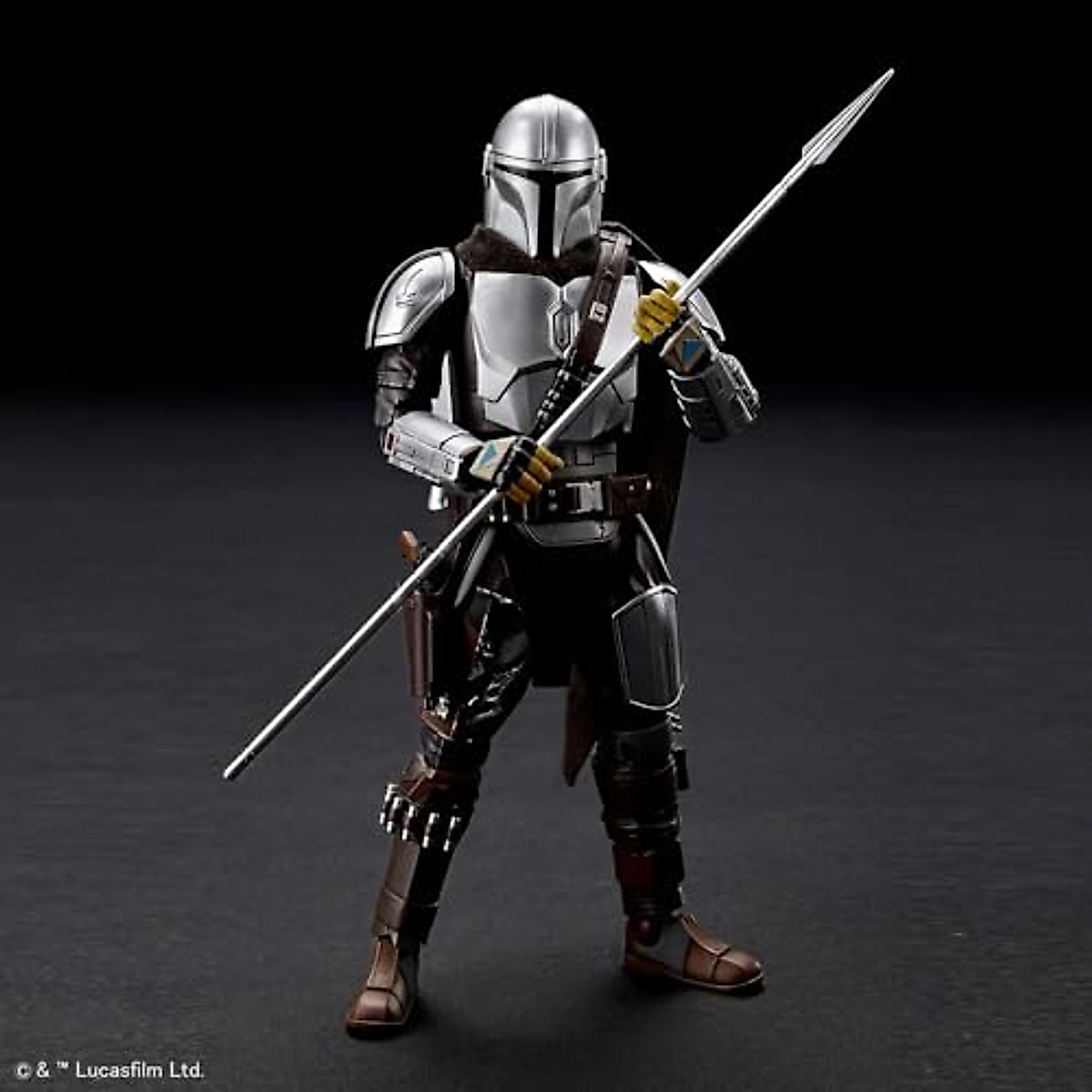 Bandai Hobby - The Mandalorian - The Mandalorian Beskar Armor (Silver Coating Ver.), Bandai Spirits Star Wars 1/12 Model Kit