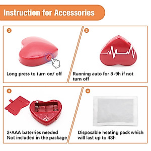 vocheer Heartbeat Puppy for Dogs Bed Anxiety Relief Plush Stuffed Animal Dog First Aid Kit with 1 Heating Pack,Small Size, 17 * 13.8", Light Brown