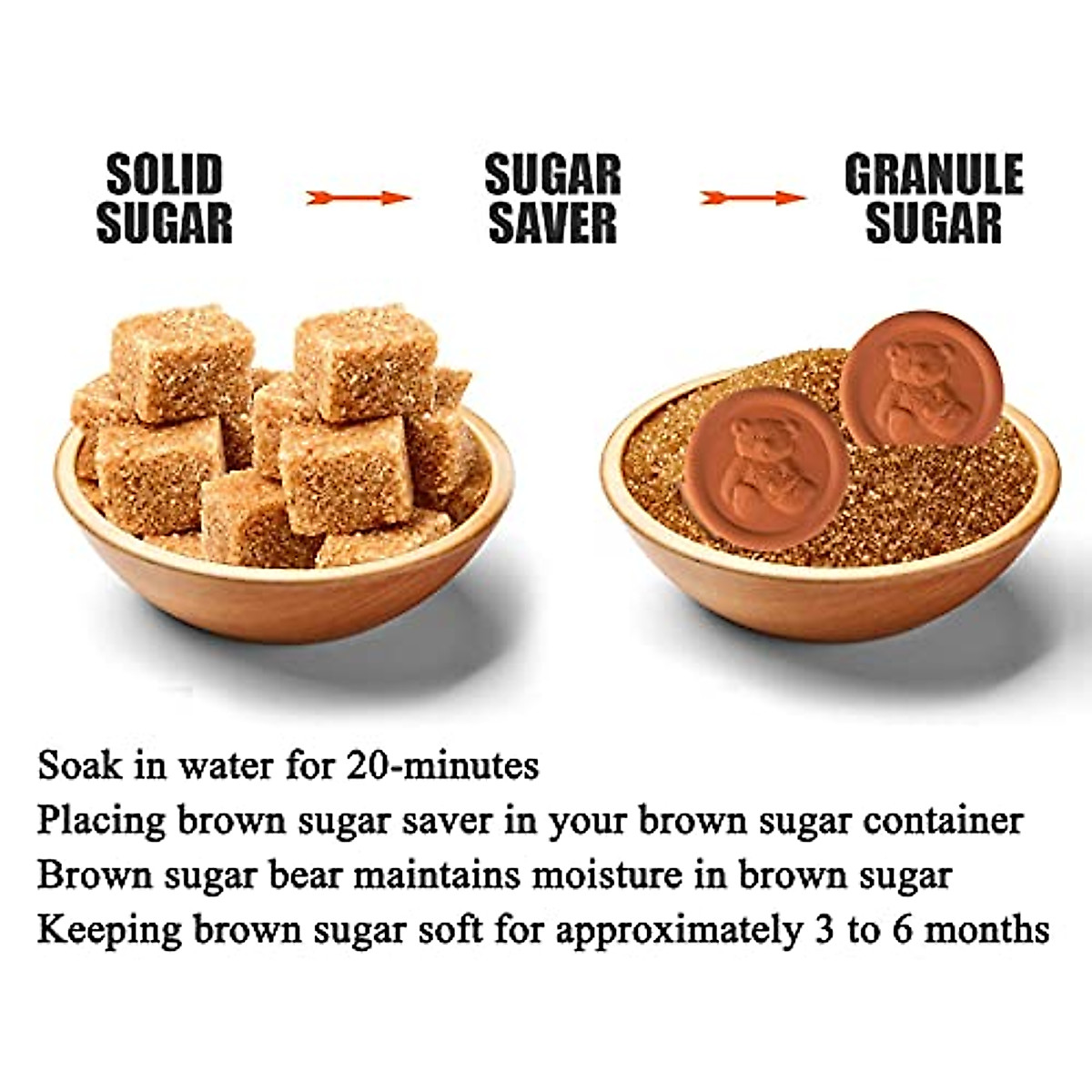 brown sugar keeper brown sugar bear brown sugar saver terra cotta brown sugar saver sugar bear brown sugar disc keeps brown sugar soft or keep dry