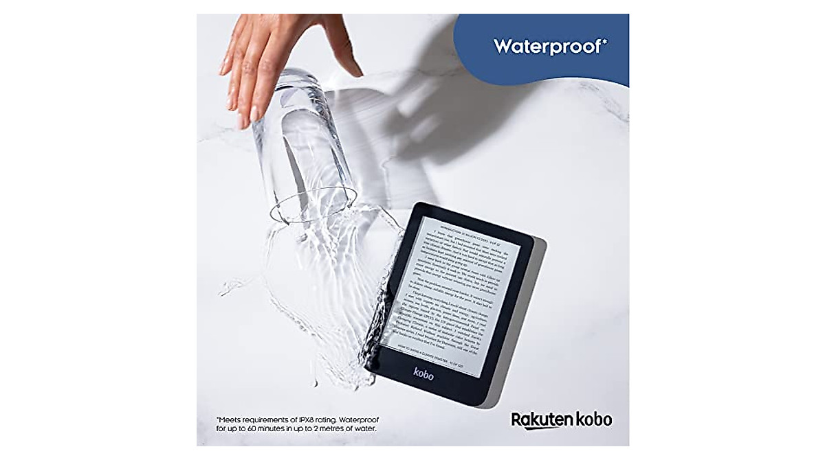 Kobo Clara 2E E-Reader - Waterproof, Green & Compact Portable